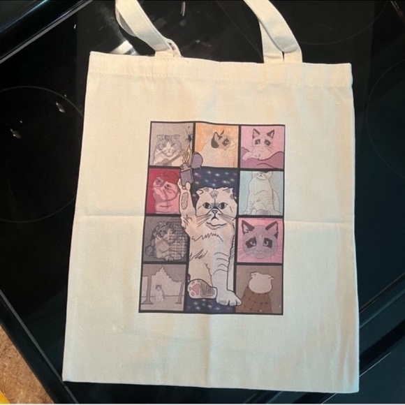 Taylor Swift | Bags | Taylor Swift Cat Eras Tour Tote Bag Albums Cats ...